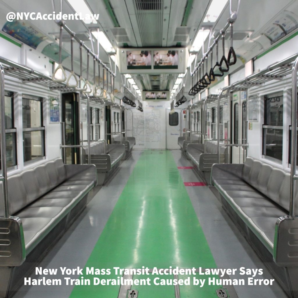Mass Transit Accident Lawyer Says Harlem Train Derailment Caused By ...